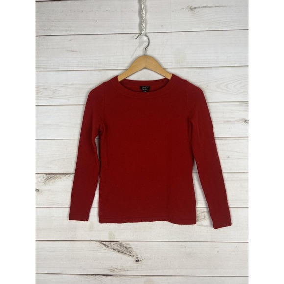 Talbots | Sweaters | Talbots Sweater Womens Petite S Holiday Red Pure ...